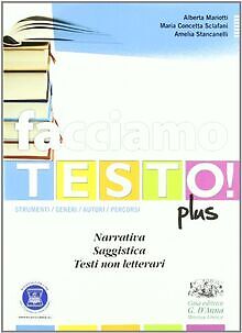 Facciamo testo! Narrativa. Saggistica. Testi non le... | Buch | Zustand ...