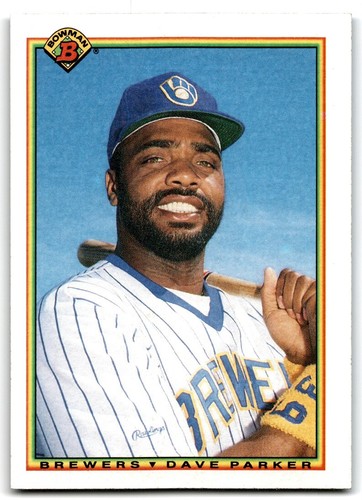 1990 Bowman Baseball Card Dave Parker Milwaukee Brewers #398 | eBay