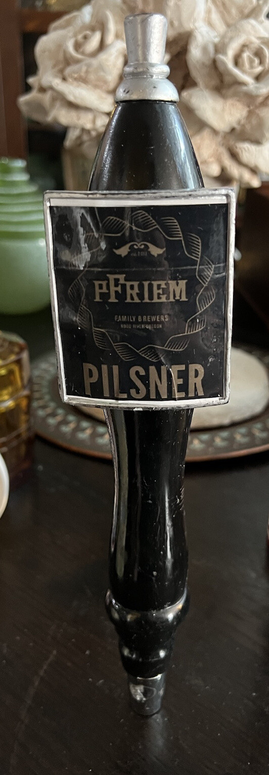 Pfriem Family Brewers Pilsner Black Beer Tap Handle Rare Only 1 On Ebay ...