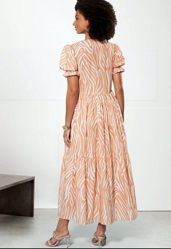 Simplicity 9702 Dress Empire Boho Vneck Pattern Misses K5 8-16 or Y5 18 ...