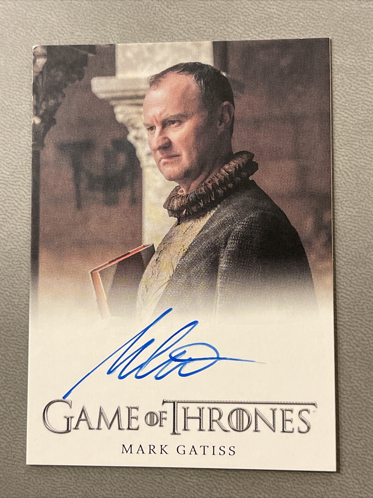 2018 Game Of Thrones Season 7 Mark Gatiss Tycho Nestoris Autograph On ...