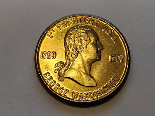 George Washington 1st President Coin, Medal, Token 30mm | eBay