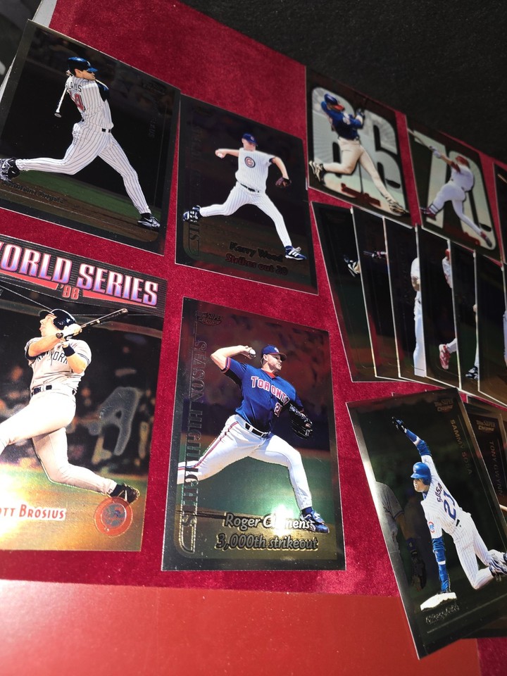 1999 Topps Super Chrome 36 Cards Jeter, Griffey Jr., Frank Thomas ...