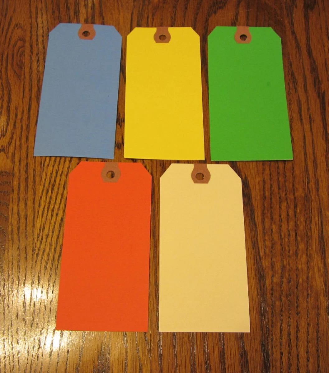 Blank Scrapbook Tag