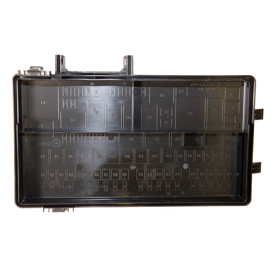 NEW OEM 17-19 Ford Super Duty Fuse Box Panel Relay Top Cover Lid 8.5" x ...