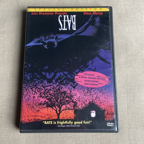 Bats (DVD Uncut 1999) Horror Sci-Fi Thriller Lou Diamond Phillips Dina ...