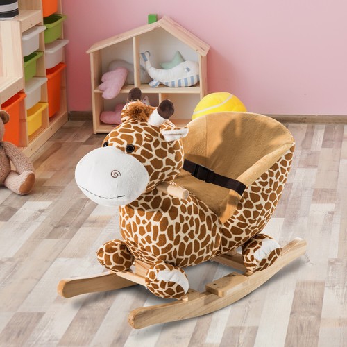 Animal Baby Rocking Horse Children Toy Seat Rocker Giraffe w/ 32 Songs ...
