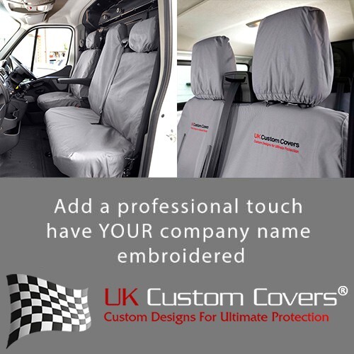 Renault Master Tailored Front Seat Covers Inc Embroidery (2010-2025 ...