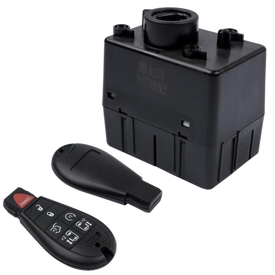 Wireless Ignition Module w/ Remote Key for Dodge Grand Caravan Jeep ...