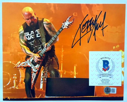 KERRY KING SIGNED 8X10 PHOTO SLAYER GUITARIST ROCK N ROLL HEAVY METAL ...