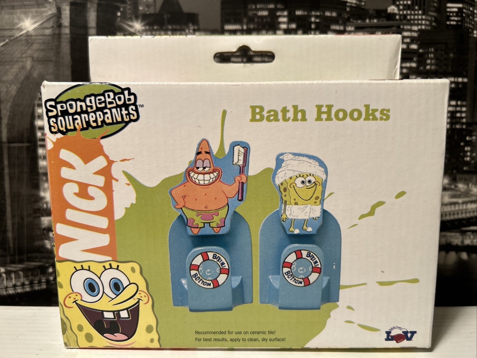 SpongeBob Bathroom Tissue Holder Toilet Paper Vintage Nickelodeon 2004 ...