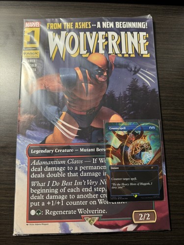 Magic: The Gathering Marvel Promo Card And Wolverine 1 Variant NYCC ...