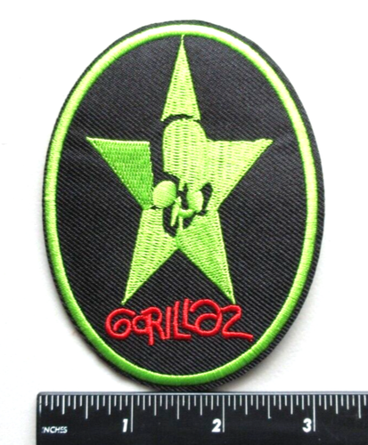 🔥GORILLAZ BAND MUSIC BATTLE VEST JACKET CLOTHING EMBROIDERED IRON ON ...