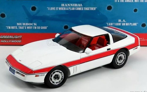 Greenlight Gl13532 1/18 1984 Chevrolet Corvette C4 Faceman The a Team ...
