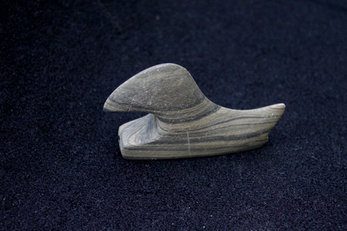 Banded Slate Bird Stone Ancient Native American Aritfact | eBay