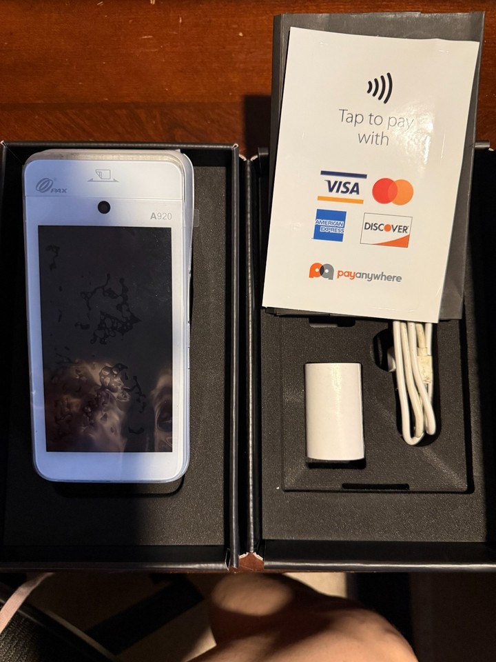 PAX A920-Pro PayAnywhere Smart Mobile Payment Terminal w/Contactless ...