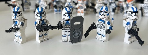 LEGO Star Wars 501st LOT w Upgraded Arms/GCC Helmet/MG Blasters/CAC Jet Pack🔥 | eBay