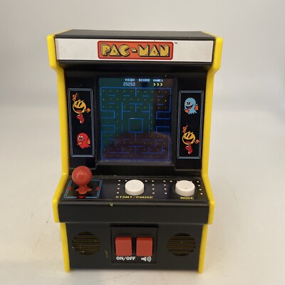 Pac-Man Handheld (6"tall) Video Arcade Game Console Bandai Namco 09562 ...