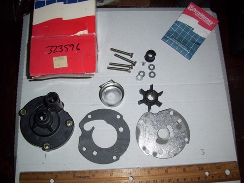 Evinrude Johnson 5.5 6 7.5hp 1956-78 water pump kit w/housing 389228 ...