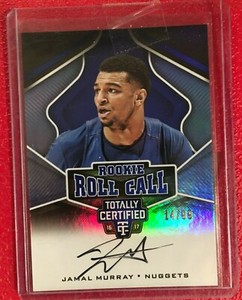 Jamal Murray 2016-17 Totally Certified Rookie Roll Call RC Autograph #6 ...