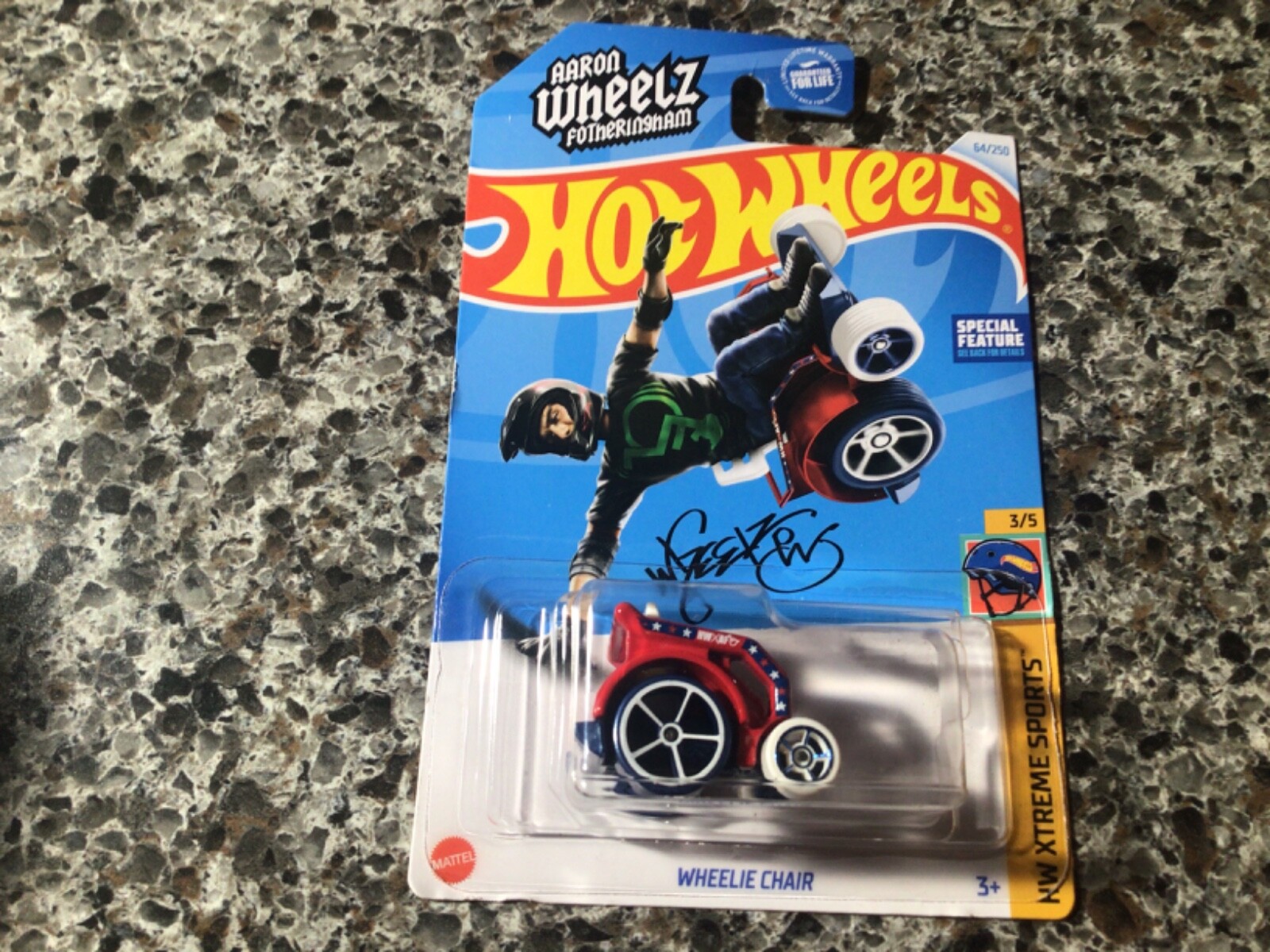 2024 Hot Wheels Hw Xtreme Sports Wheelie Chair, 64/250 Red 3/5 Aaron ...