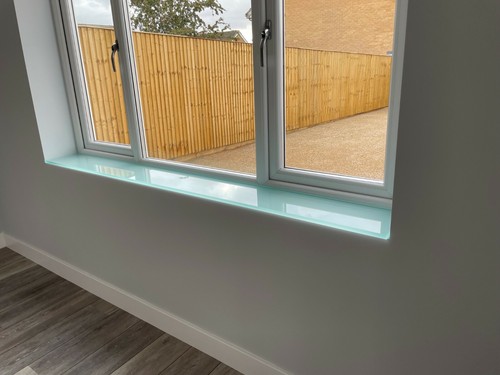 Toughened glass window cill boards / window sill ledges | eBay UK