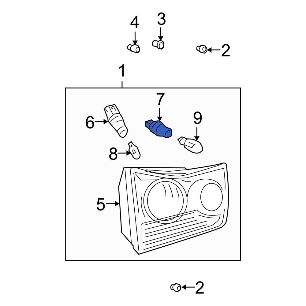 Lexus+9007560063+Rear+Inner+Tail+Light+Socket for sale online | eBay