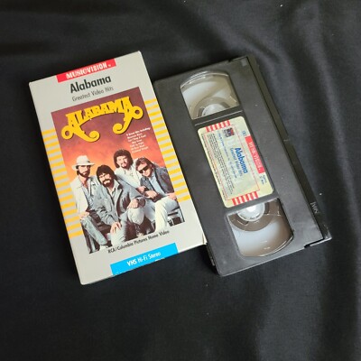 Alabama - Greatest Video Hits - 1986 VHS - Free Shipping!!! B2G1 Free ...