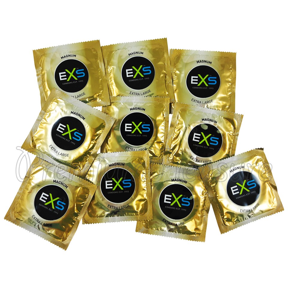 EXS Magnum condoms Extra Large XL King size Longer Wider fit 60mm width ...