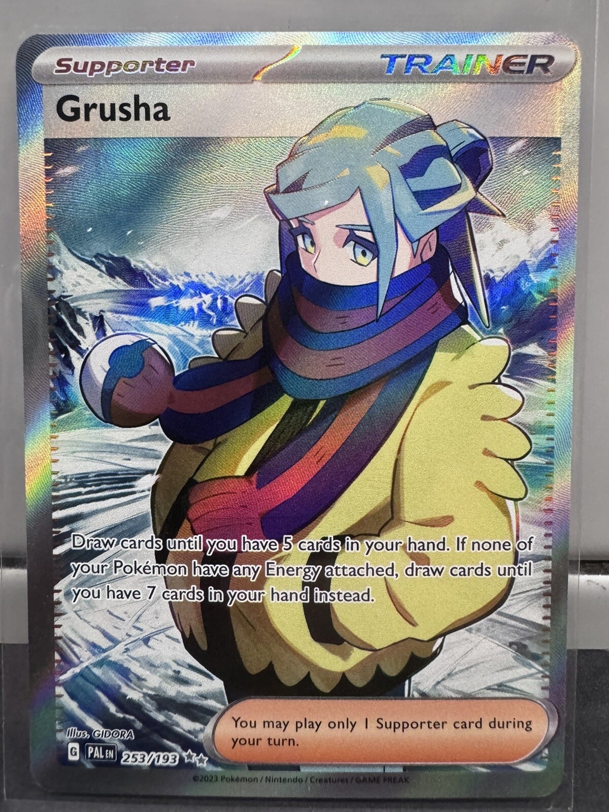 Pokémon TCG Grusha Scarlet & Violet - Paldea Evolved 253/193 Holo Ultra ...
