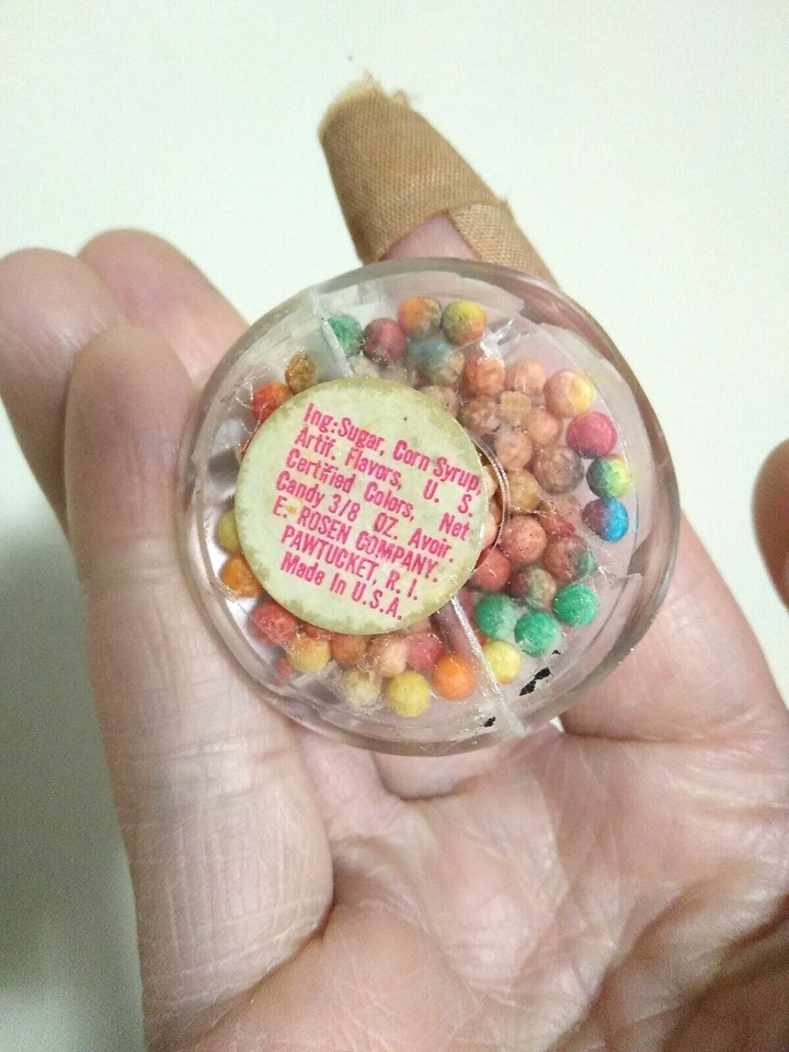 Vintage Full E ROSEN Candlestick TELEPHONE CANDY Container Rosbro Hard ...