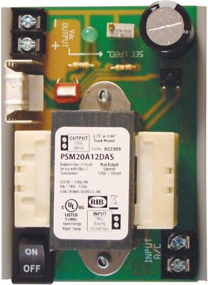 Functional Devices PSM DC Power Supply 24Vac To 1.5Vdc-12Vdc 300mA ...