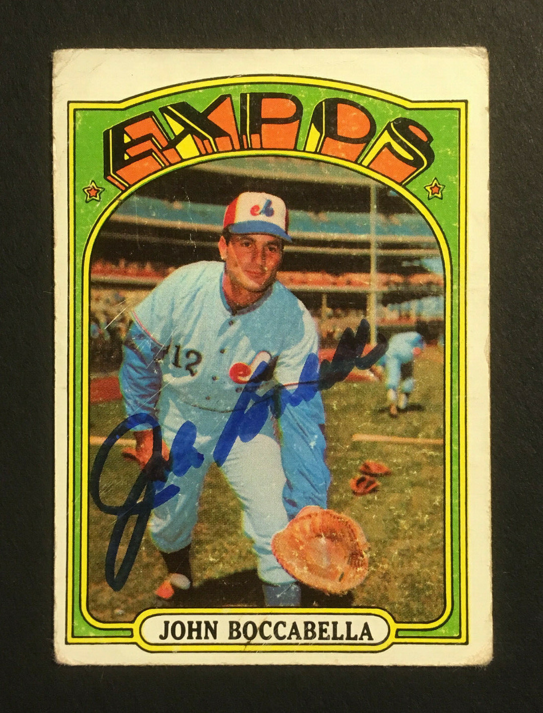 John Boccabella Expos Signed 1972 Topps Baseball Card #159 Auto Autograph 2 | eBay
