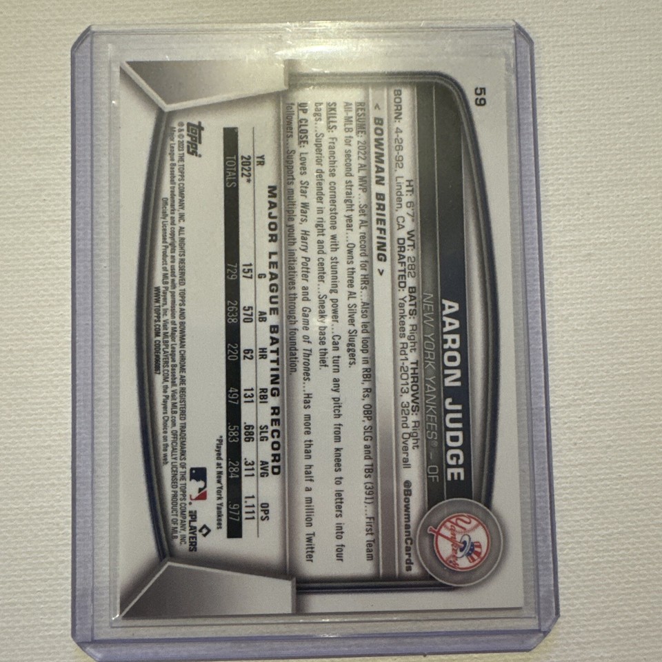 2023 bowman chrome Mega Aaron Judge | eBay