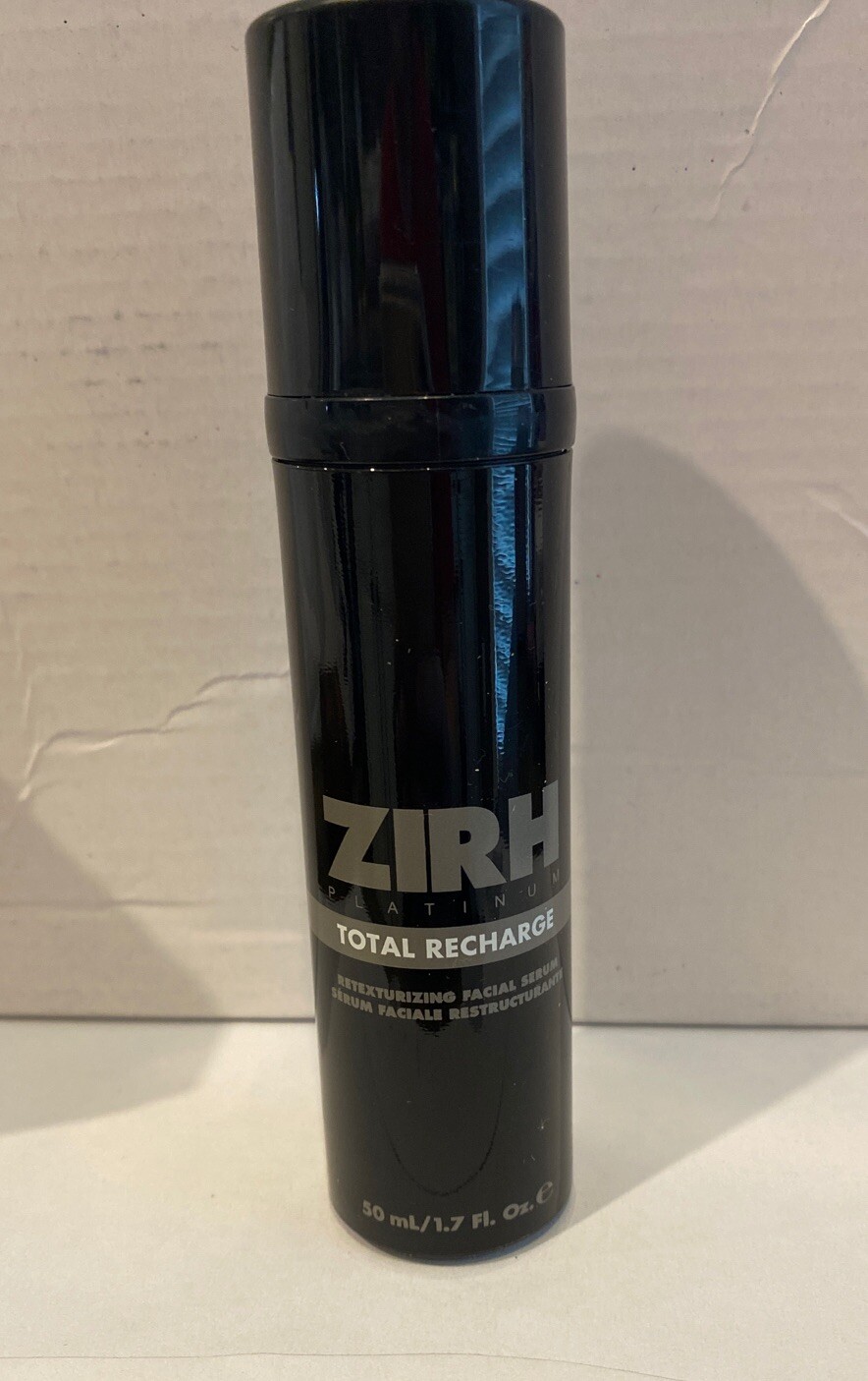 Zirh TOTAL RECHARGE Retexturizing Facial Serum PLATINUM 1.7 fl oz NEW ...