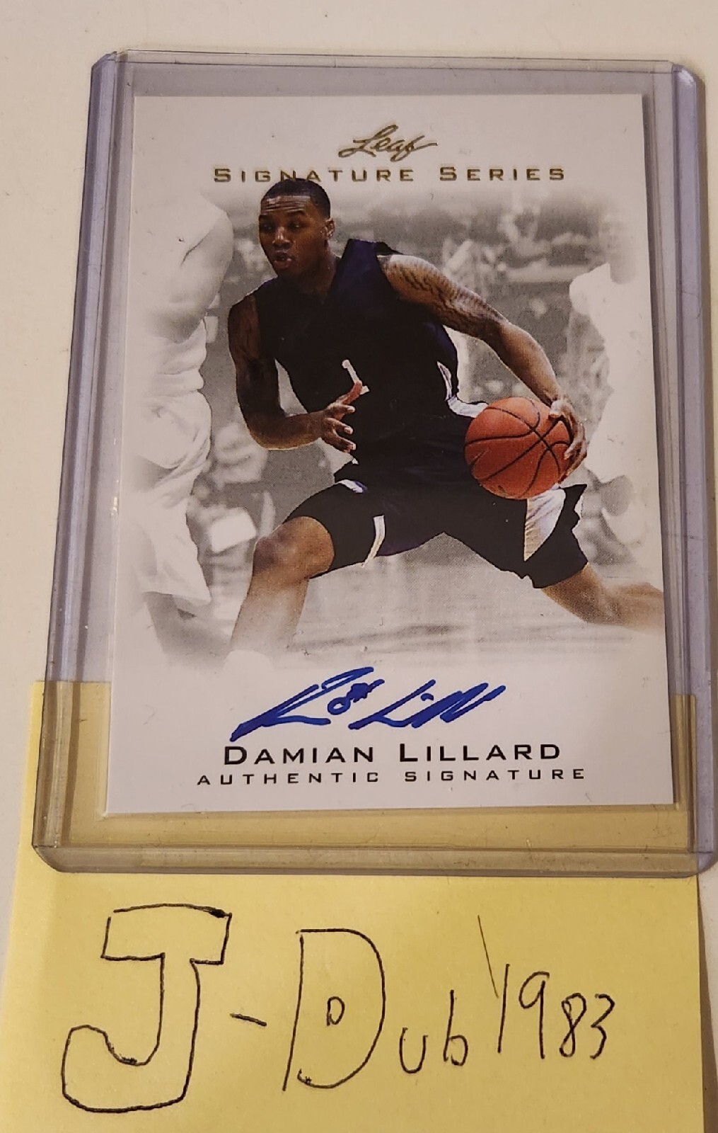 2012-13 Damian Lillard Leaf Signatire Series Rookie Rc Auto Autograph ...