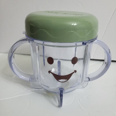 Baby Bullet Food Blender Processor Short Cup With Lid Replacement Parts ...