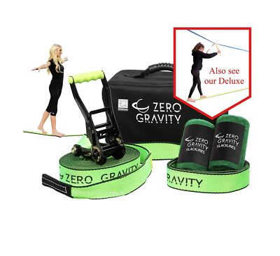 Slackline Kit with Industry Leading Carry/Storage Bag, Upgraded Ratchet ...