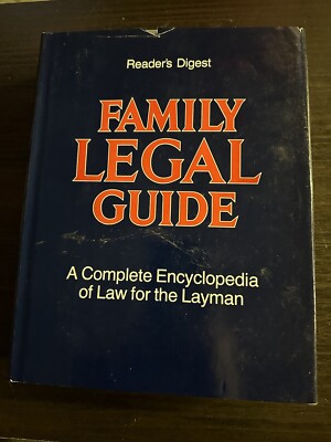 Vintage 1986 Reader’s Digest Family Legal Guide Encyclopedia Law For ...