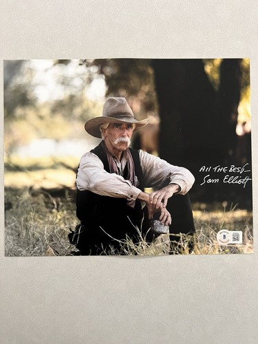 Sam Elliott autographed signed 8x10 photo Beckett BAS COA Tombstone ...