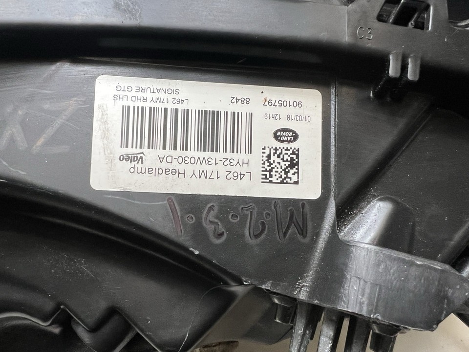 LAND ROVER DISCOVERY 5 L462 2017-23 PASSENGER LEFT LED HEADLIGHT HY32 ...