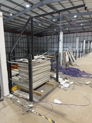 Mezzanine Floor Up & Over Pallet Loading Gate 2m X 2m | eBay UK