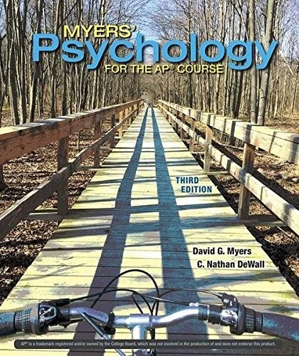 Myers' Psychology for the AP Course Third Edition, Like New Hardcover ...