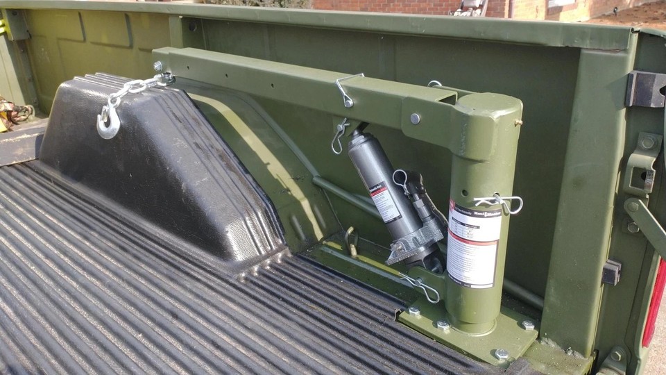 1/2 Ton Capacity Pickup Truck Crane Swivel Jack Extra Lift Hoist Load ...