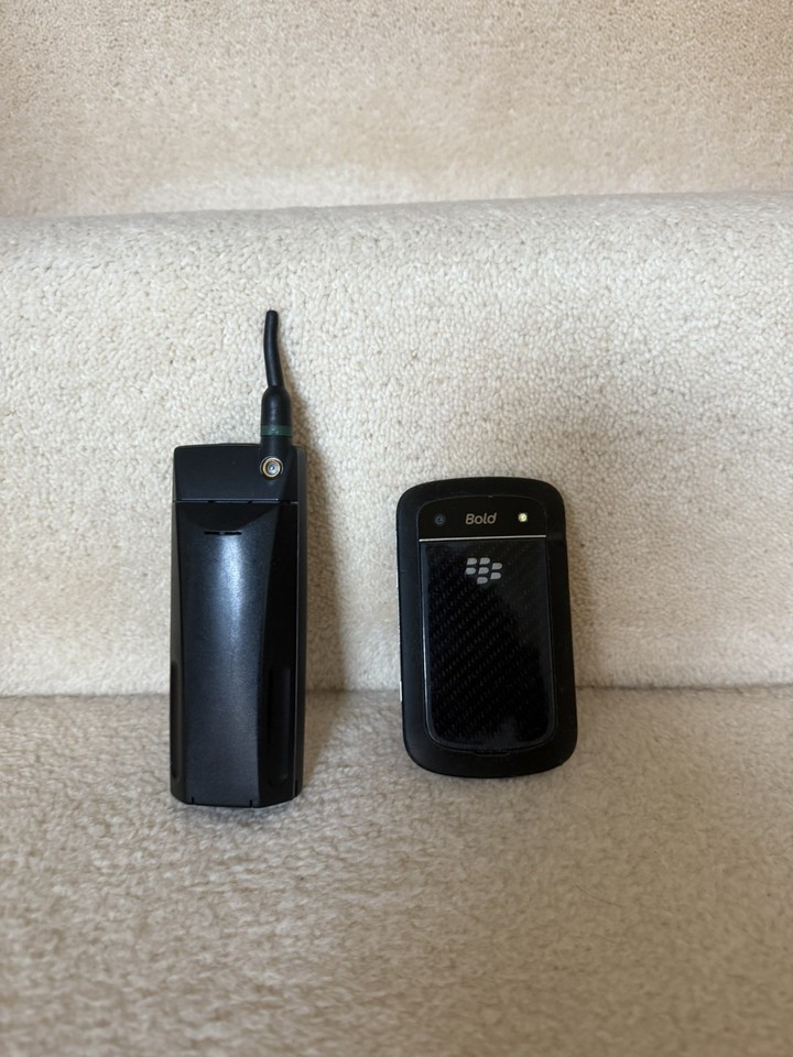 Two Vintage Phones. Blackberry & Ericsson. Models As Seen. Untested. A ...