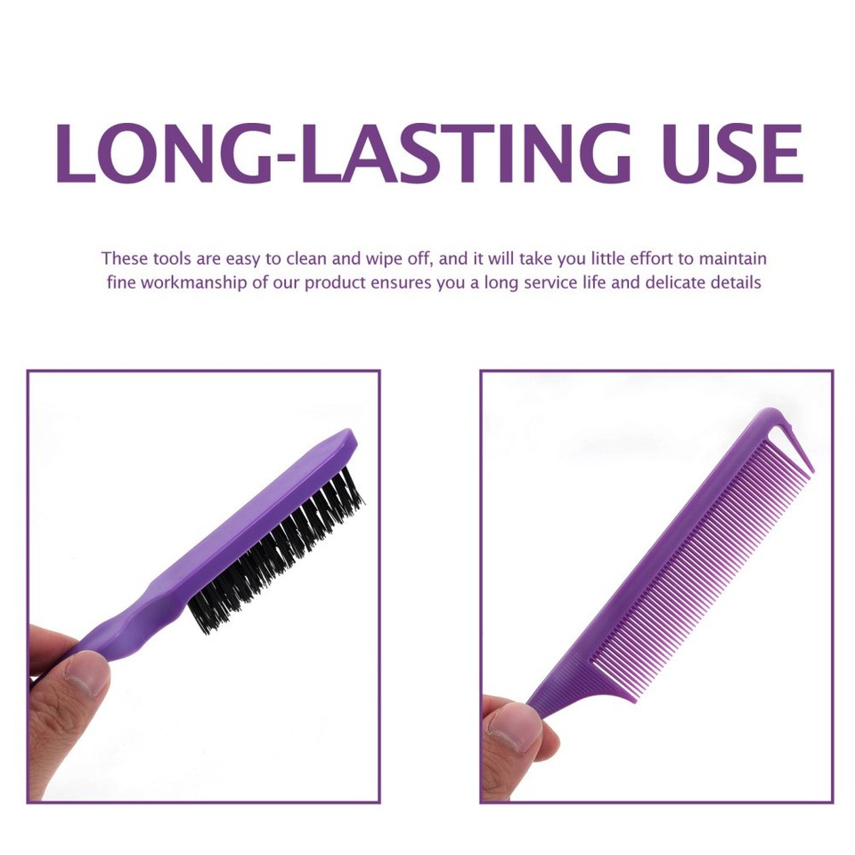 Hair Styling Comb Hairstyling Set Coloring Special Brush Barbershop ...
