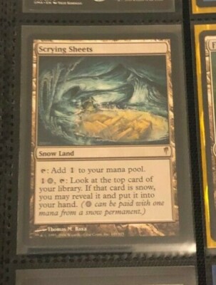 MTG - SCRYING SHEETS - COLDSNAP - MINT CONDITION | eBay