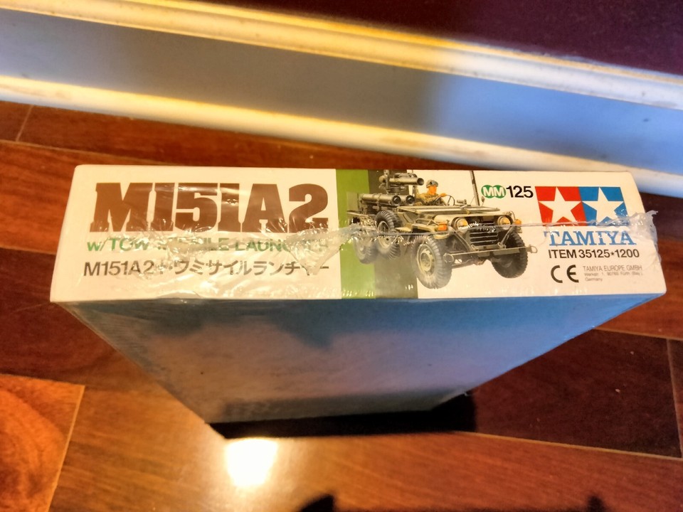 Tamiya M151A2 w/ Tow Missile Launcher 35125 1/35 FS NEW Model Kit ...
