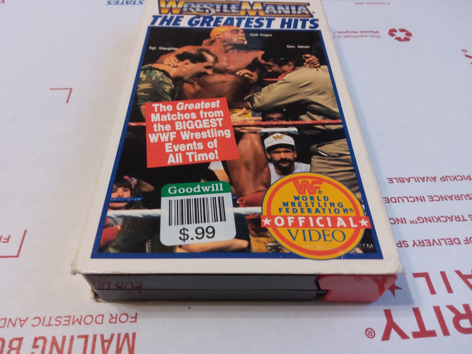 WWF Wham Bam BodySlam Coliseum Home Video VHS Cassette Tape | eBay