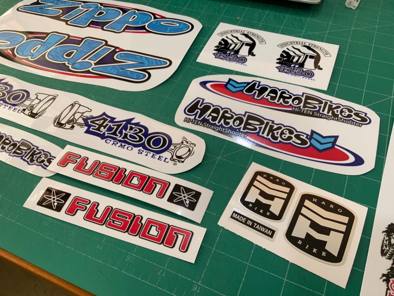 Haro zippo bmx sticker decals (blue) | eBay